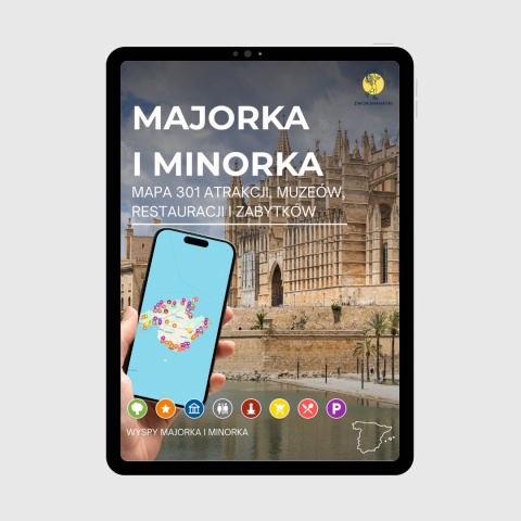 Cypr - mega mapa 225 atrakcji turystycznych